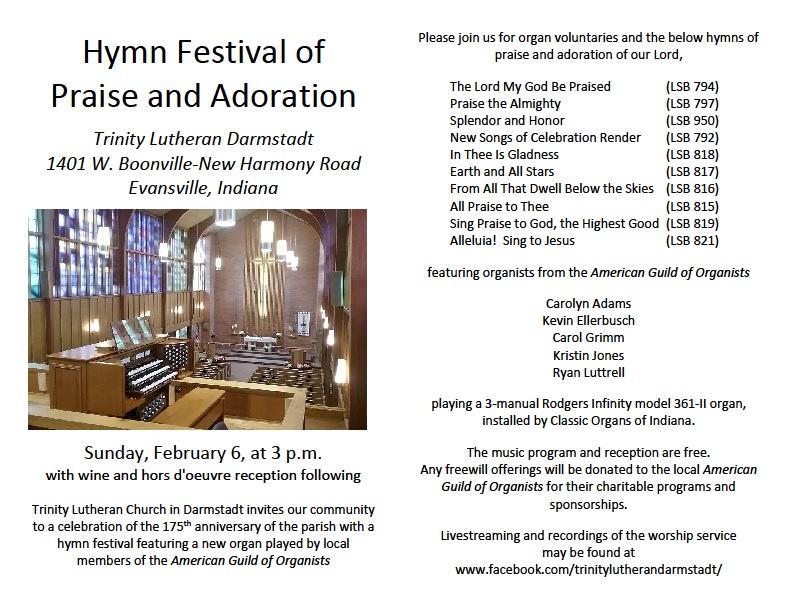 175th Anniversary | Trinity Lutheran Darmstadt